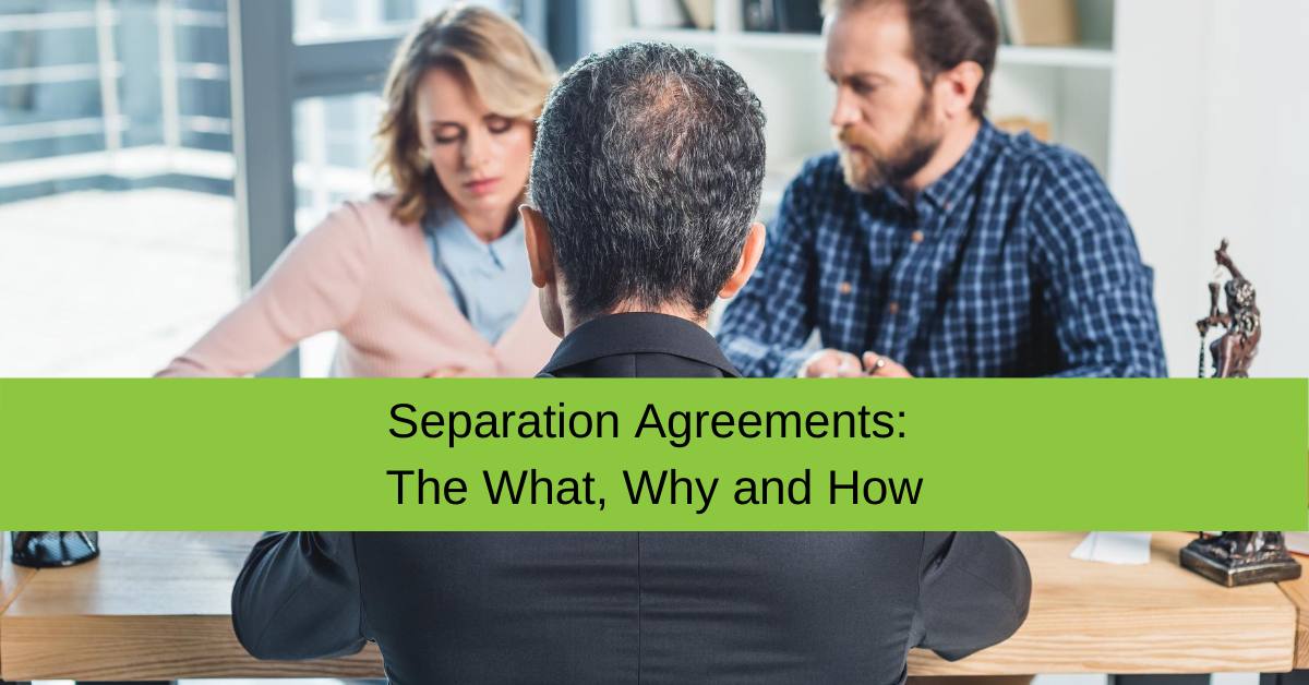 Separation Agreements: The What, Why and How - Fall River Law